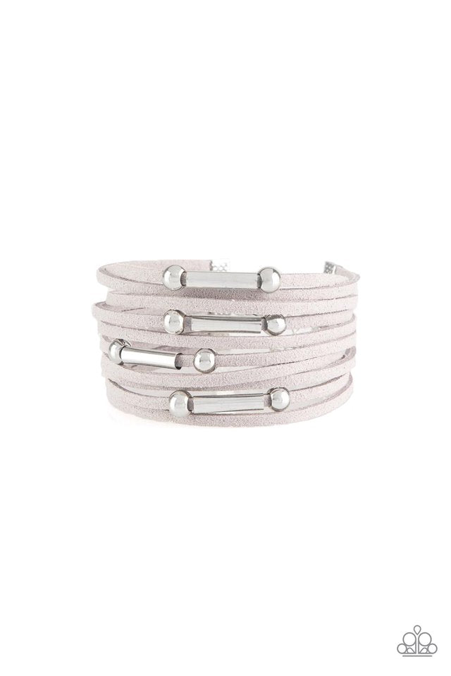 Paparazzi Back To BACKPACKER - Silver Bracelet – Discounted Paparazzi ...